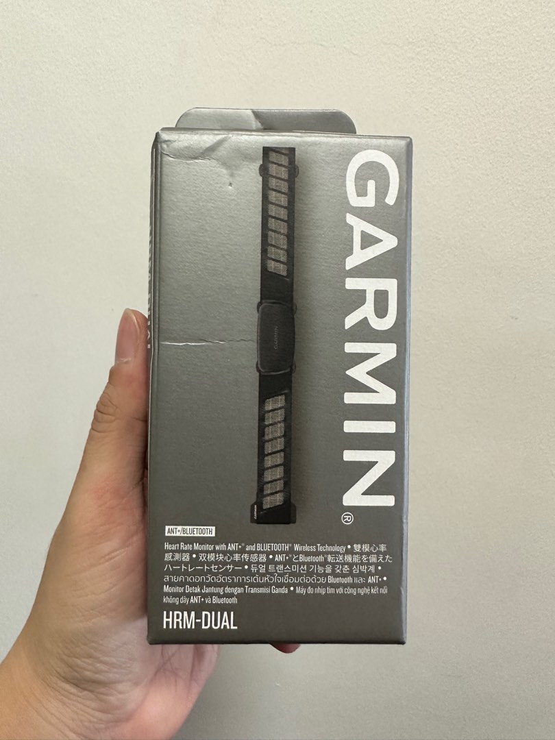 Garmin HRM Dual Heart Rate Monitor, Sports Equipment, Bicycles & Parts ...