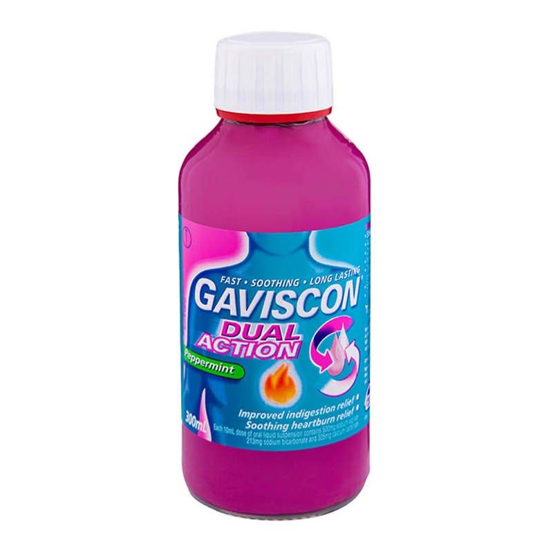 Gaviscon Dual Action Liquid 150 ml Thai label because I receive this ...