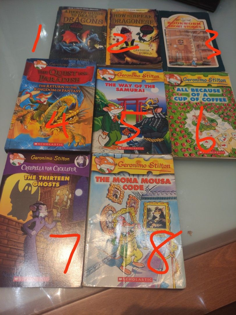 Geronimo Stilton, Train your dragon, Hobbies & Toys, Books & Magazines ...