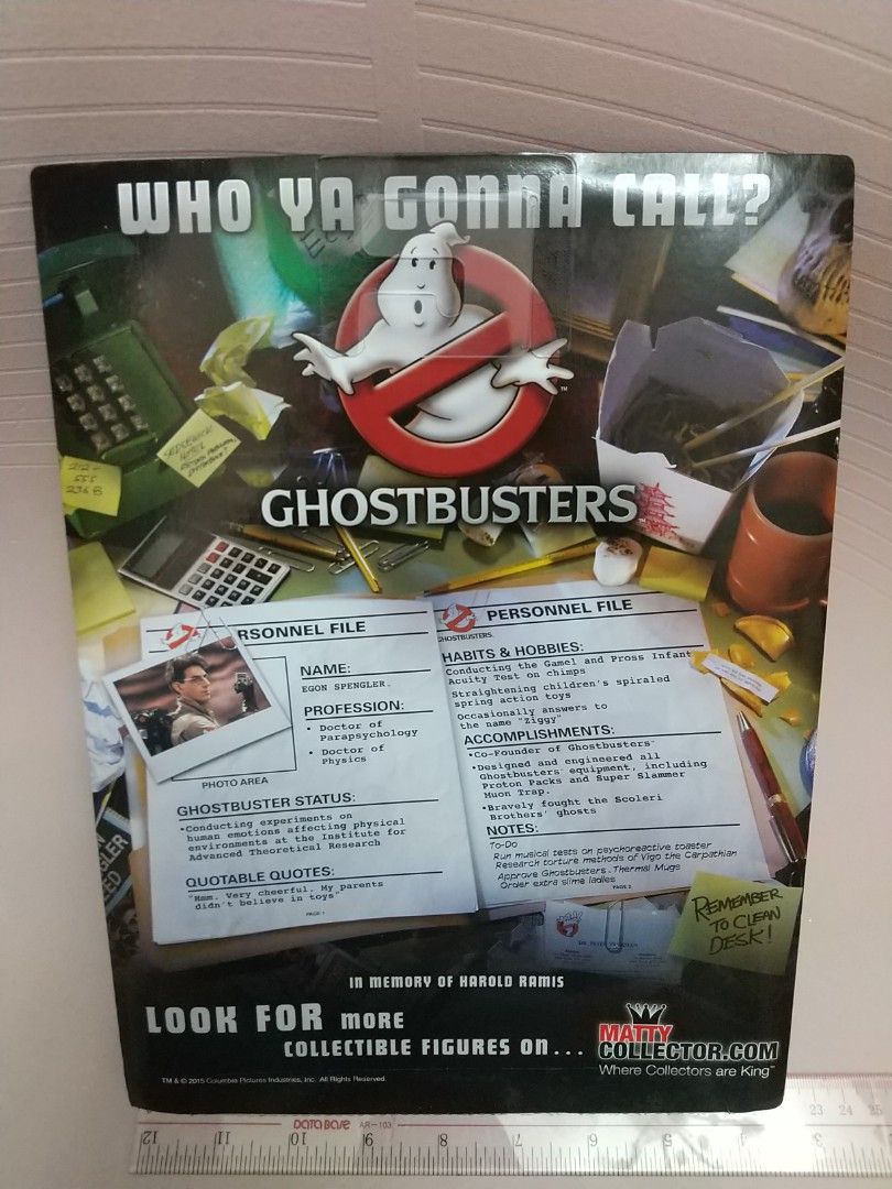 Ghostbusters II Courtroom Battle Egon Spengler, 興趣及遊戲, 收藏品及紀念品, 古董收藏 ...