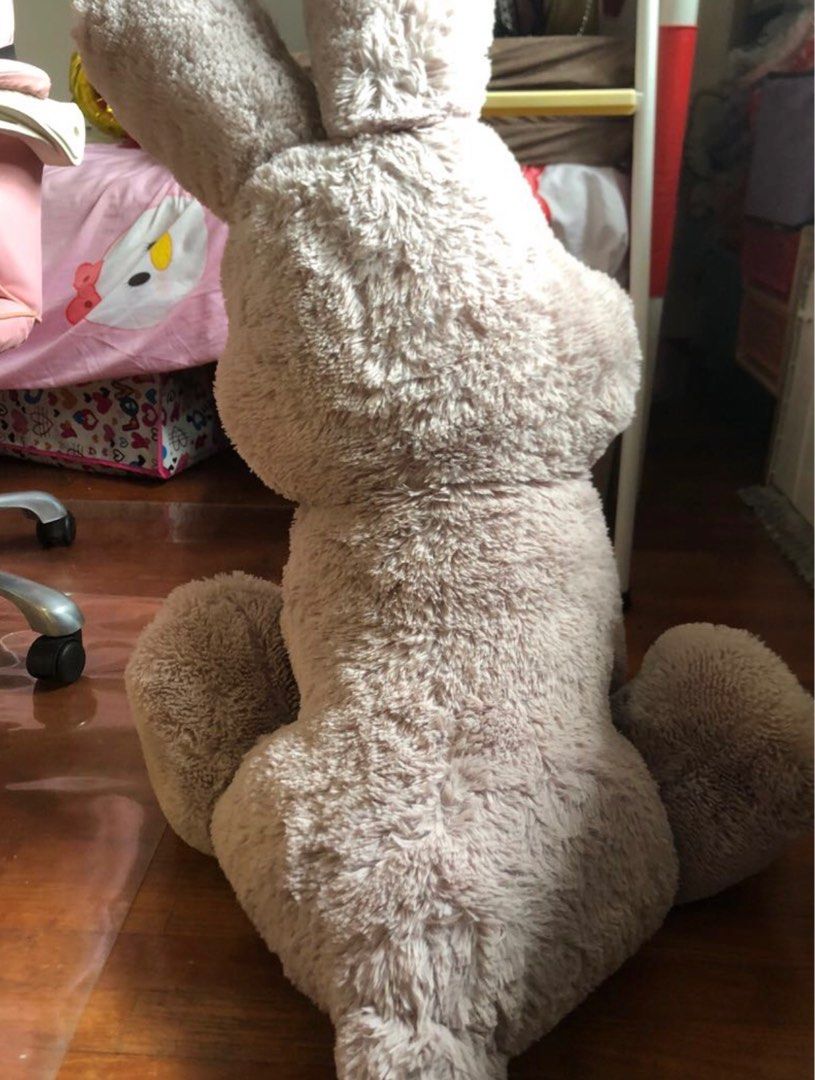 Giant bunny plush toy, Hobbies & Toys, Toys & Games on Carousell