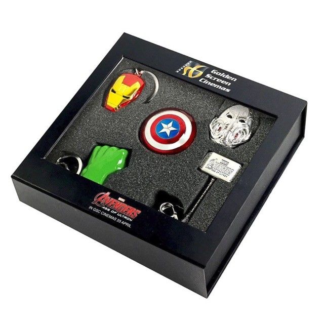 GSC Marvel Avengers: Age of Ultron Keychains Ultimate Collectors Set ...
