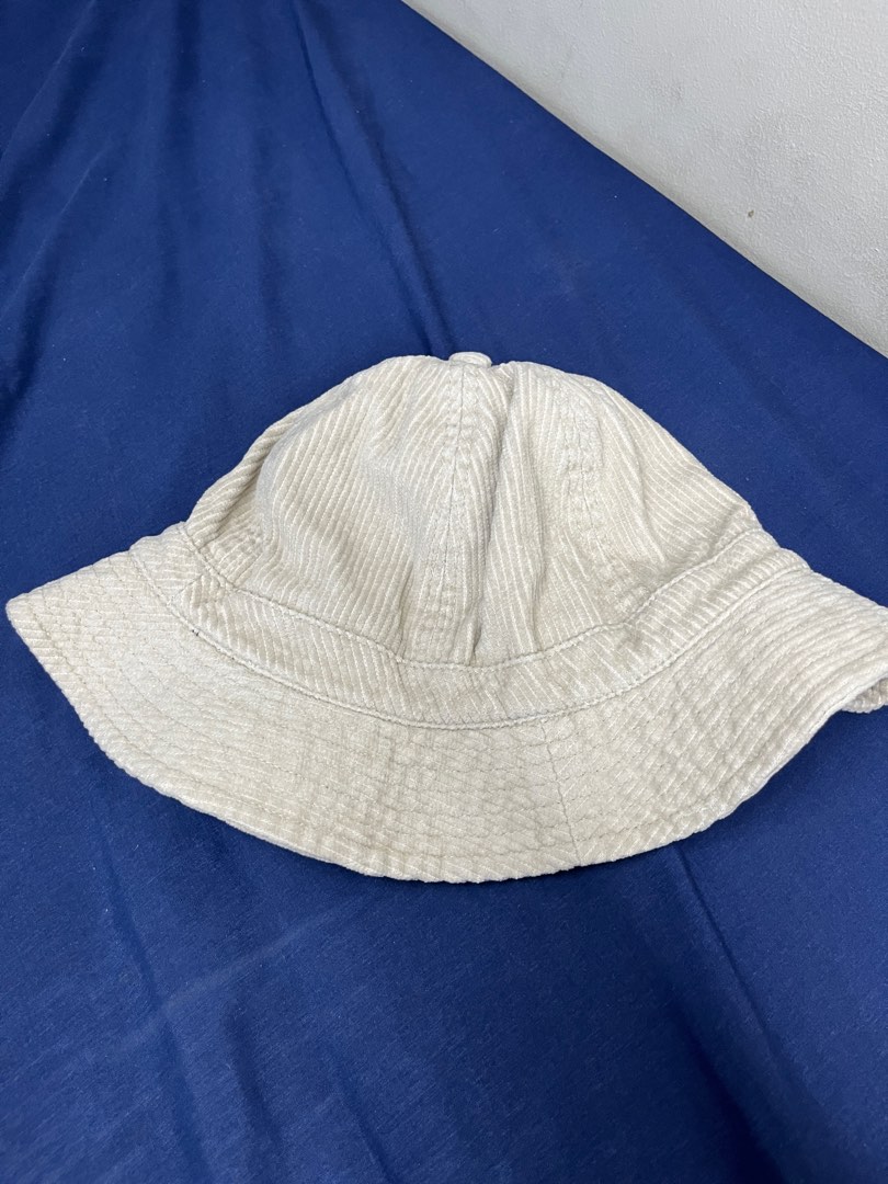GU Beige Corduroy Bucket Hat, Women's Fashion, Watches & Accessories ...