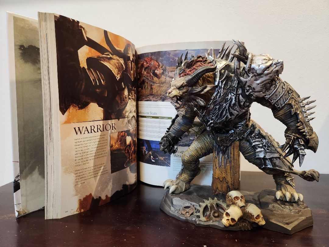 Guild Wars 2 figurine and book, Hobbies & Toys, Memorabilia ...