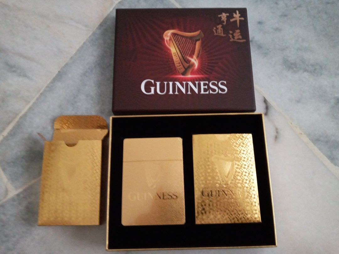 Guinness Golden Playing Cards, Hobbies & Toys, Collectibles ...