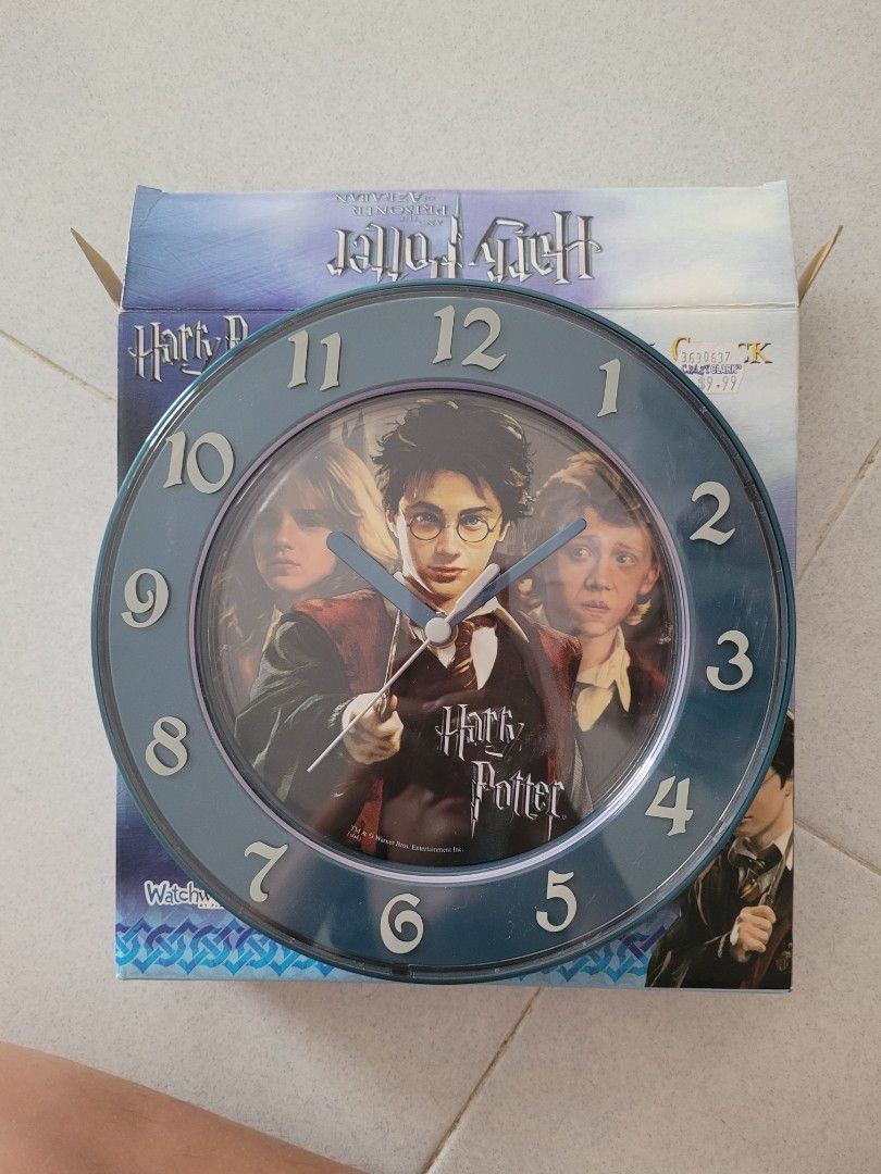 HARRY POTTER CLOCK, Furniture & Home Living, Home Decor, Clocks on ...