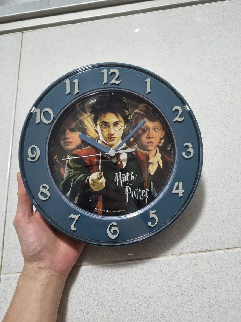 Harry Potter Clock, Furniture & Home Living, Home Decor, Clocks on ...