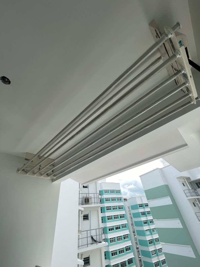 HDB Ceiling Rack, Furniture & Home Living, Home Improvement ...