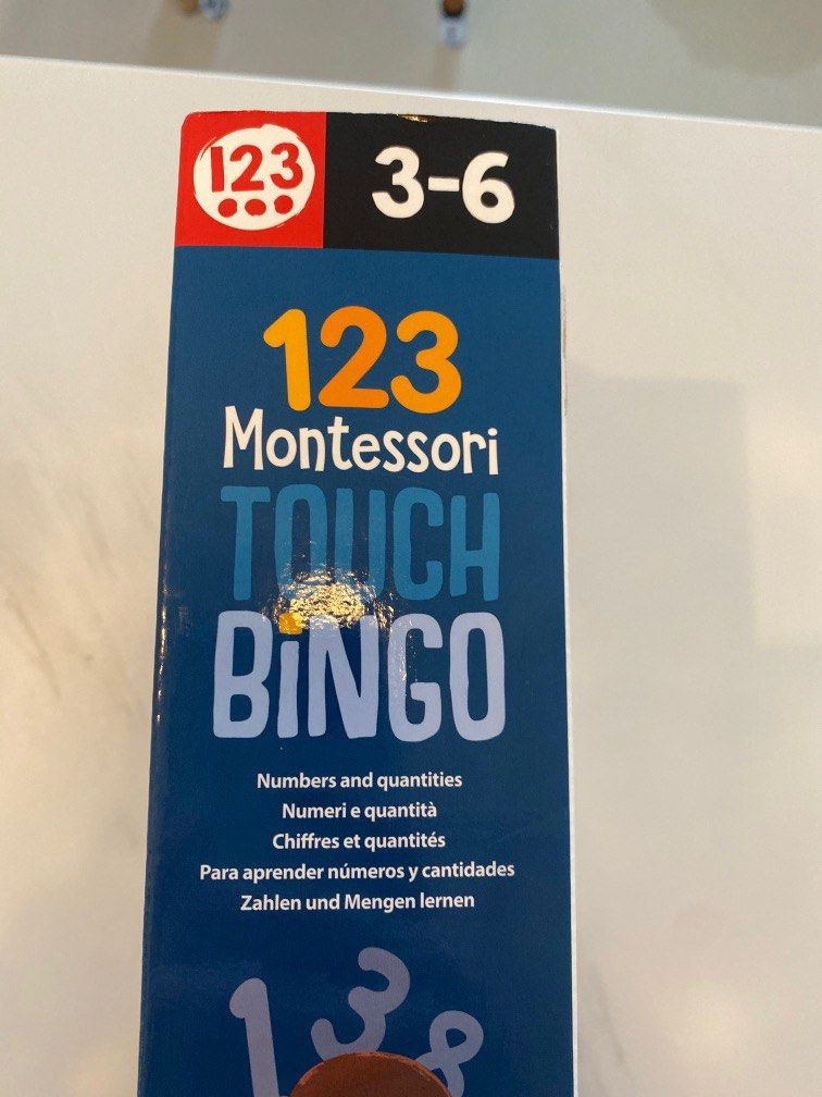 Headu montessori 123 touch bingo (made in Italy), Babies & Kids, Infant ...