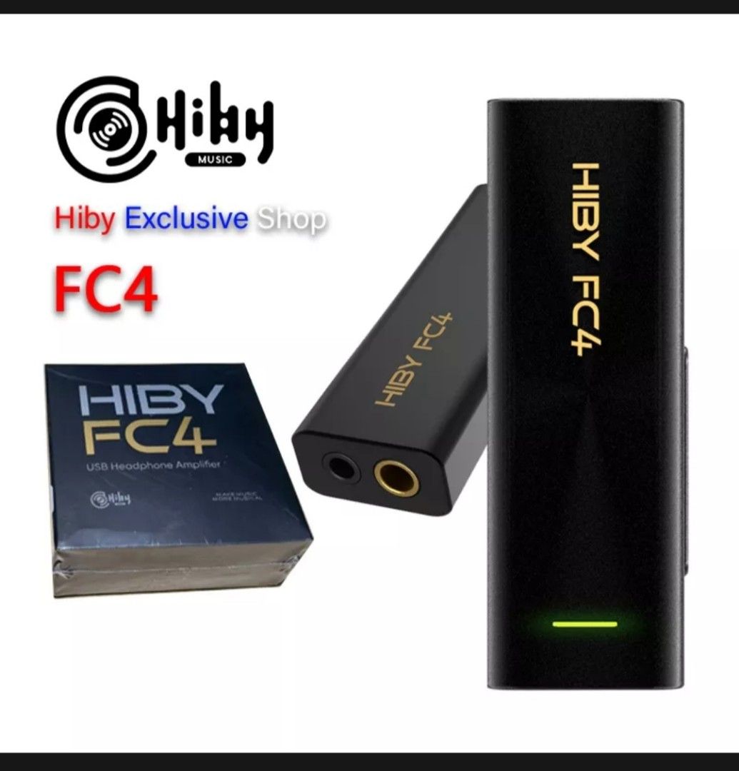 HiBy FC4 Portable Headphone amp dac mqa dongle USB dac high Driving Power MQA 16X PCM 768kHz DSD ...