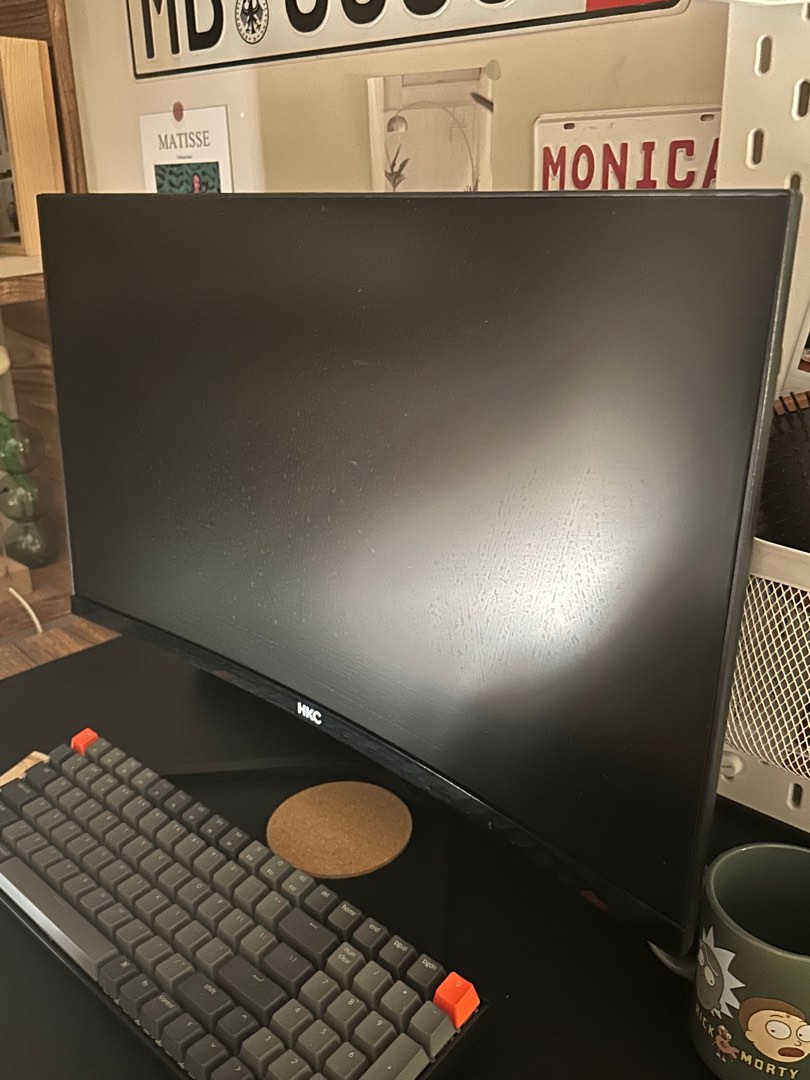 RUSH SALE ! HKC Curve LED Monitor M24A9X, Computers & Tech, Parts ...