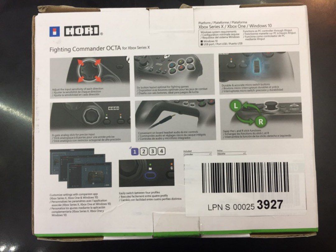 HORI Fighting Commander OCTA for Xbox Series X, Video Gaming, Gaming ...