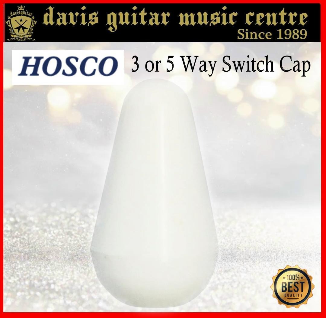 Hosco 3 way or 5 way Switch Cap White for Electric Guitar, Hobbies & Toys, Music & Media, Music ...
