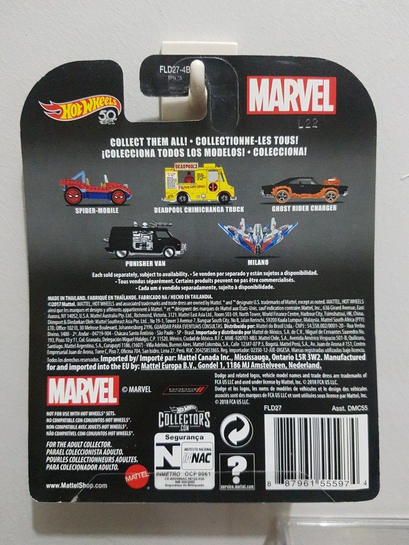 Hotwheels Deadpool chimichanga truck, Hobbies & Toys, Toys & Games on ...