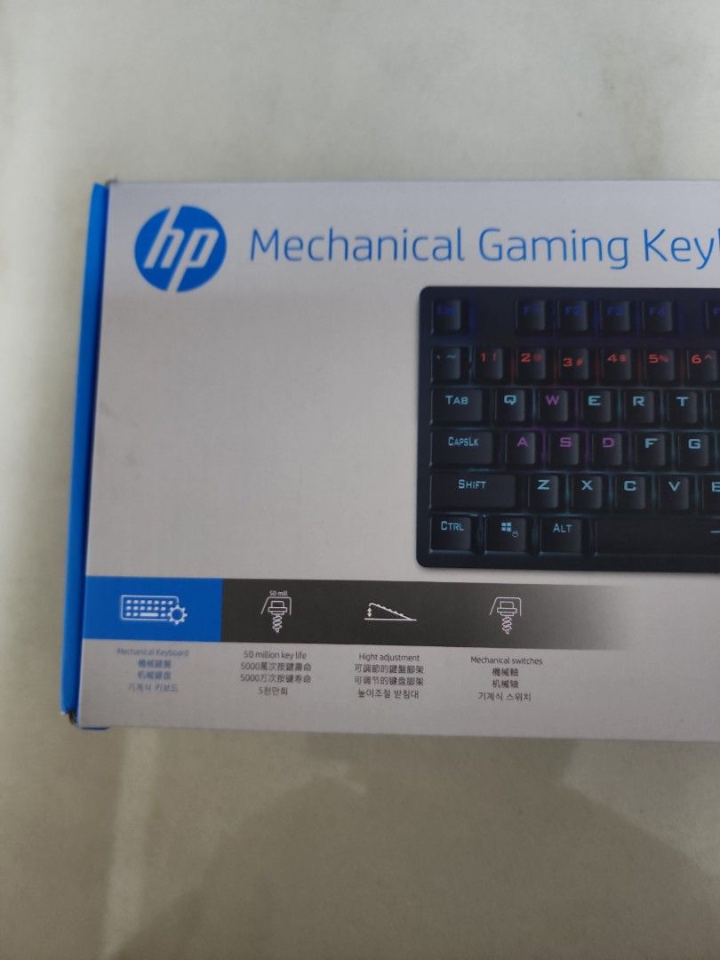 Hp mechanical keyboard clicky, Computers & Tech, Parts & Accessories ...