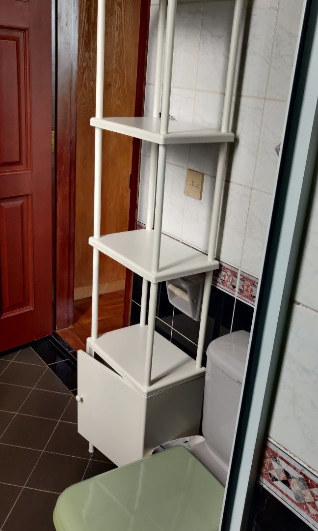Ikea dynan bathroom shelf and cabinet, Furniture & Home Living ...