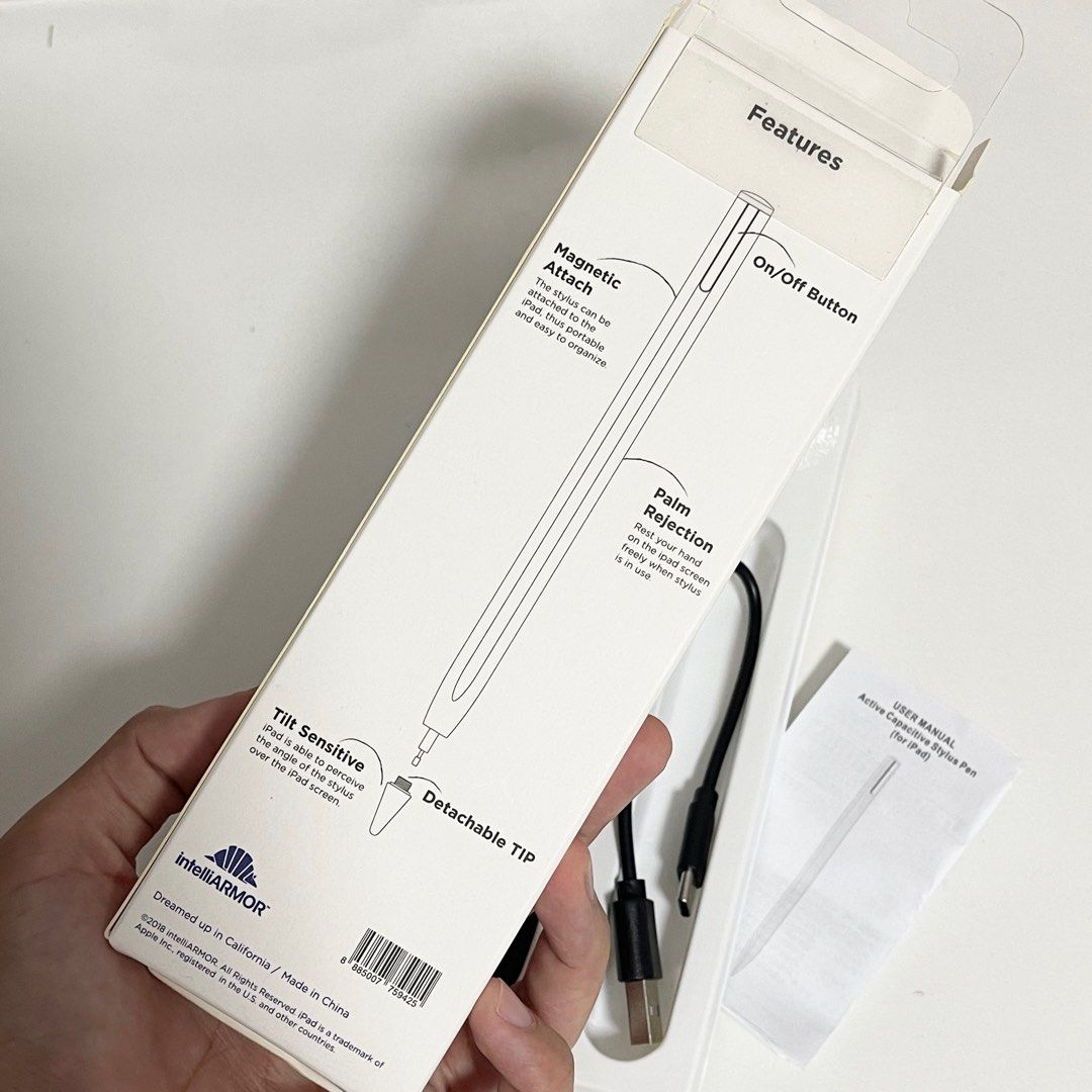 iStudio IntelliArmor Stylus Apple Pencil for iPad, Mobile Phones ...