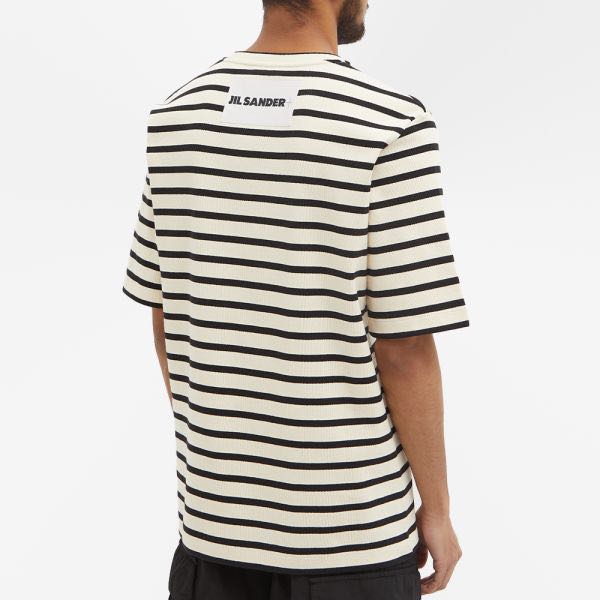 Jil Sander Back Patch Striped Tee, Men's Fashion, Tops & Sets, Tshirts & Polo Shirts on Carousell