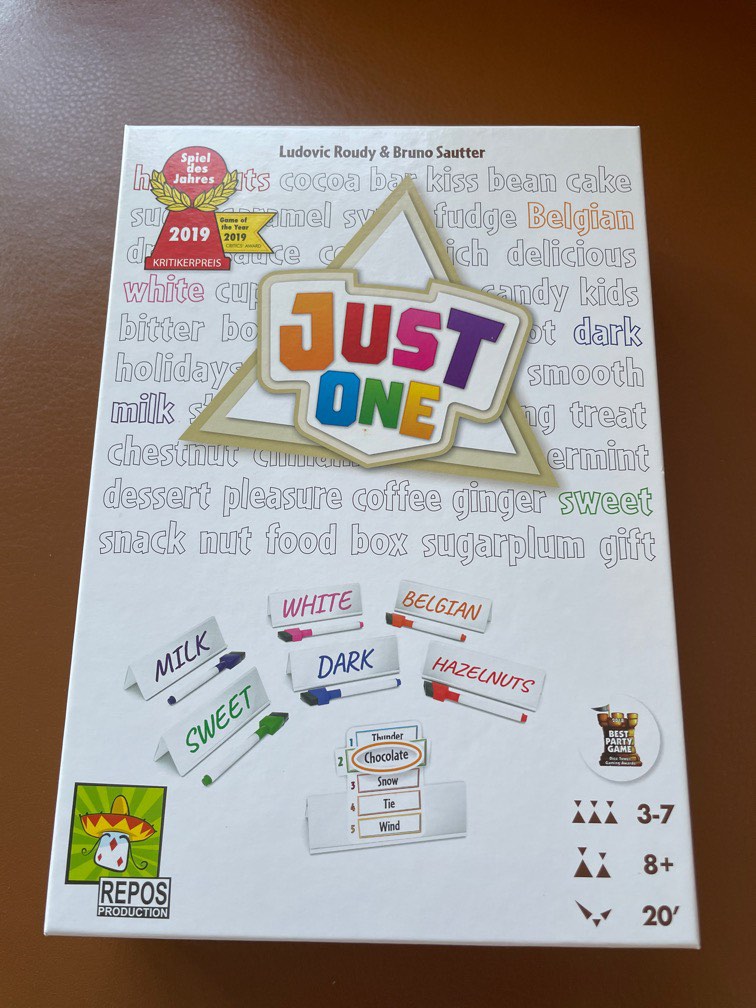 Just One Boardgame, Hobbies & Toys, Toys & Games on Carousell