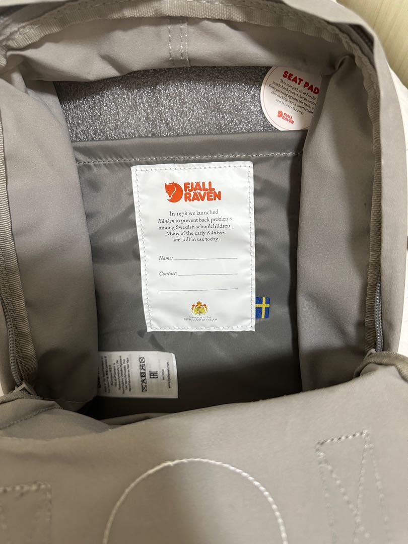 Kanken Mini Backpack (Fog) - Brand New, Women's Fashion, Bags & Wallets ...