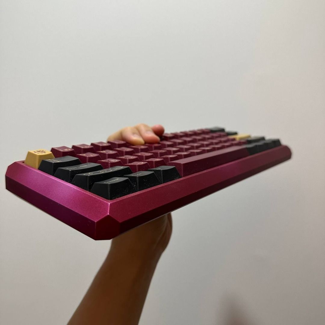KBDFans 5° Five Degree, GMK Red Samurai, Banana Split Switches, DZ60 ...