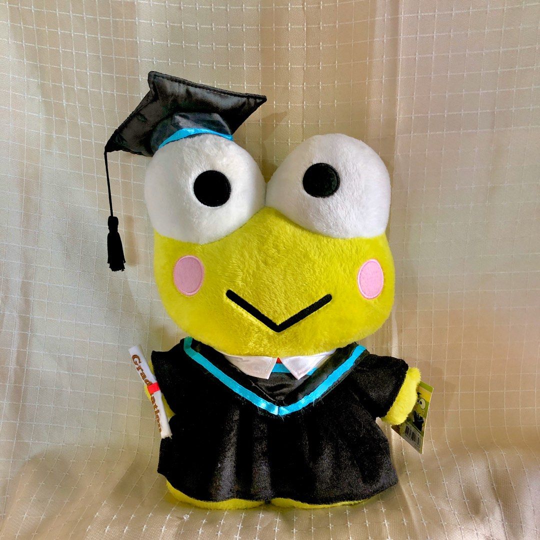 Kerokeroppi Graduation Plushie, Hobbies & Toys, Toys & Games on Carousell