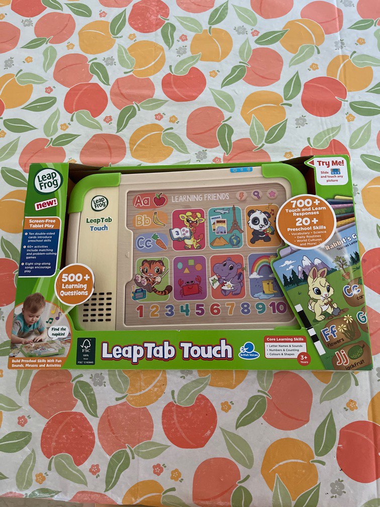Leap frog leap tab touch, Hobbies & Toys, Toys & Games on Carousell