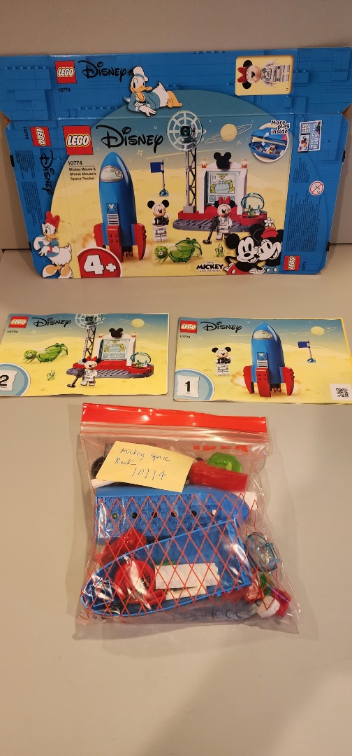 Lego 10774 - Mickey Mouse & Minnie Mouse's Space Rocket, Hobbies & Toys ...