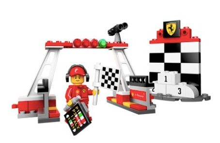 Lego 40194 Ferrari Finish Line & Podium, Hobbies & Toys, Toys & Games ...