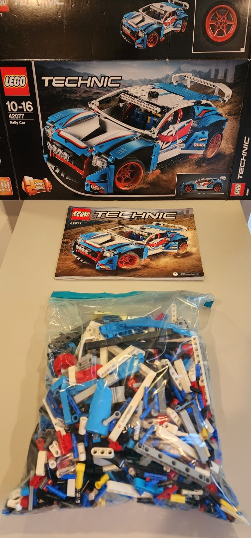 Lego 42077 - Technic Rally Car, Hobbies & Toys, Toys & Games on Carousell