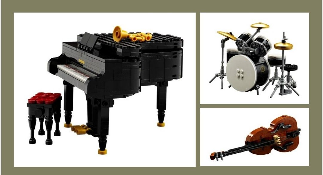Lego Ideas 21334 Jazz Quartet - Musical Instruments Bundle, Hobbies ...