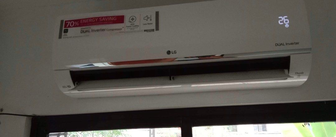 LG DUAL INVERTER AIRCON, TV & Home Appliances, Air Conditioning and ...