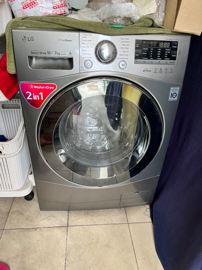 LG Washing Machine front load, TV & Home Appliances, Washing Machines ...