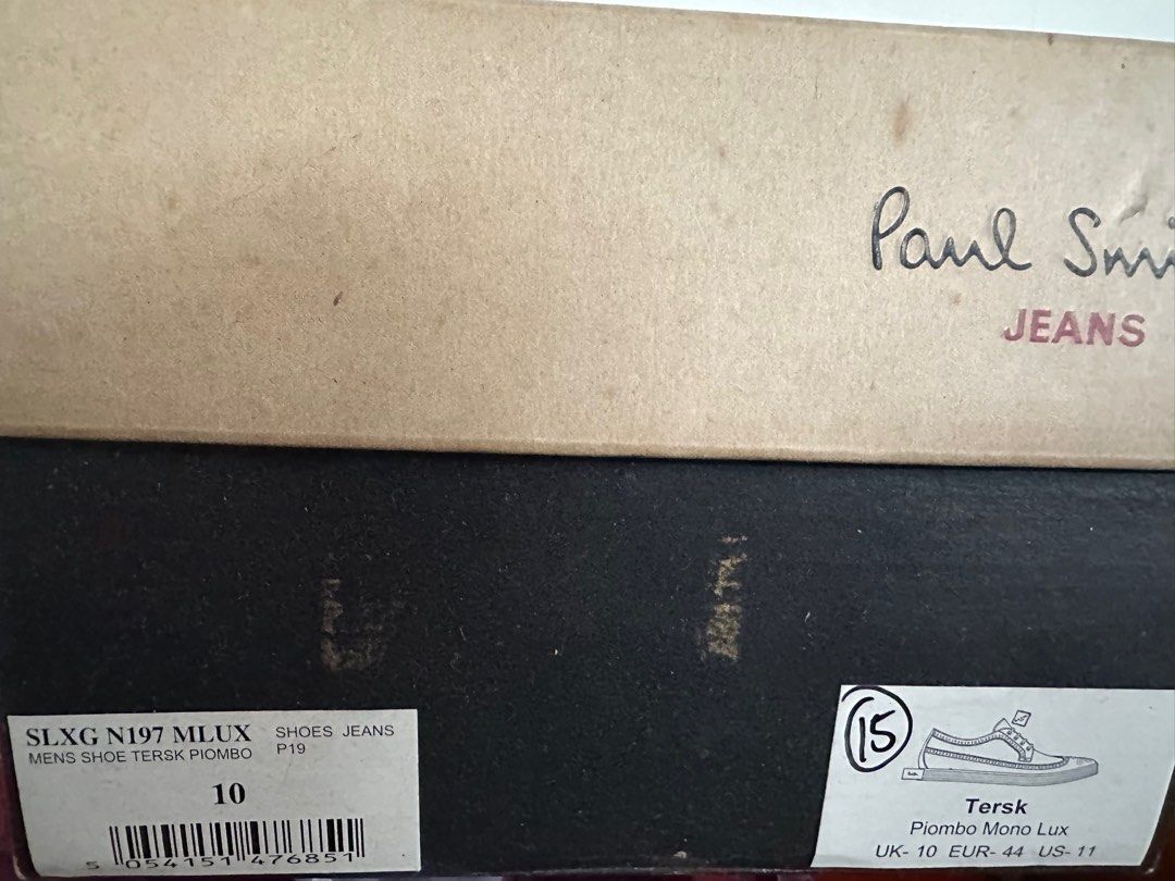 Limited edition Paul Smith Tersk Piombo mono LUX, Men's Fashion, Footwear, Dress Shoes on Carousell