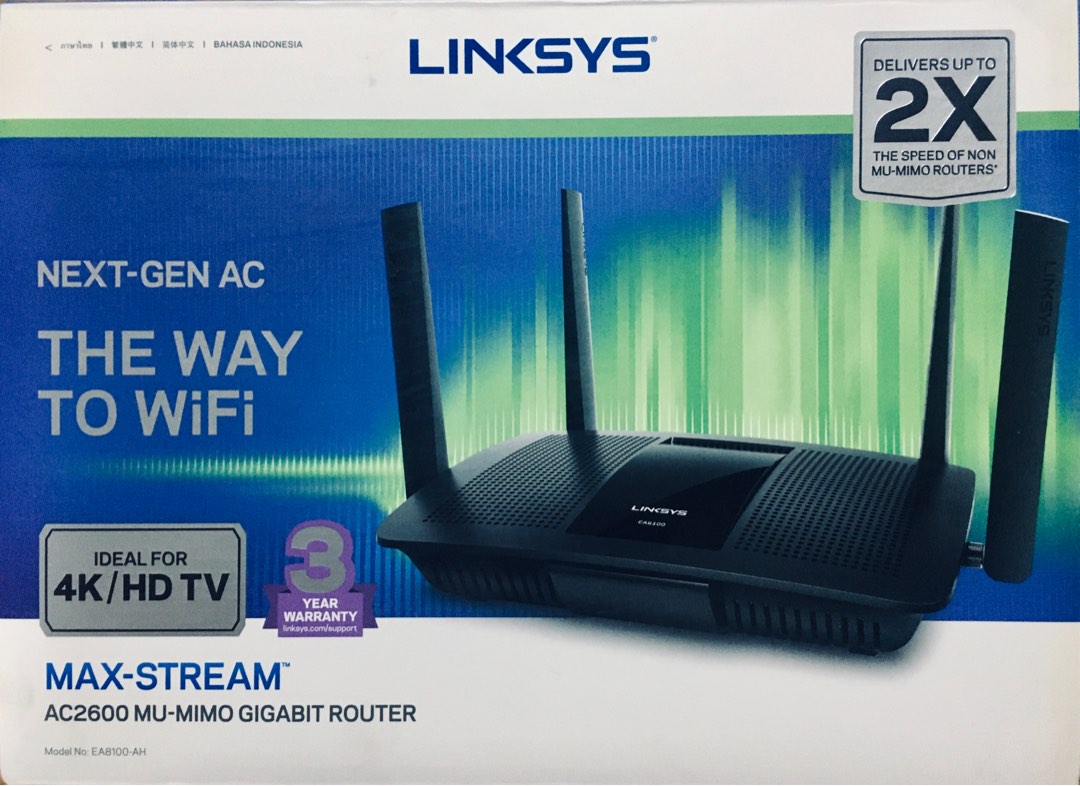 Linksys AC2600 Router, Computers & Tech, Parts & Accessories ...