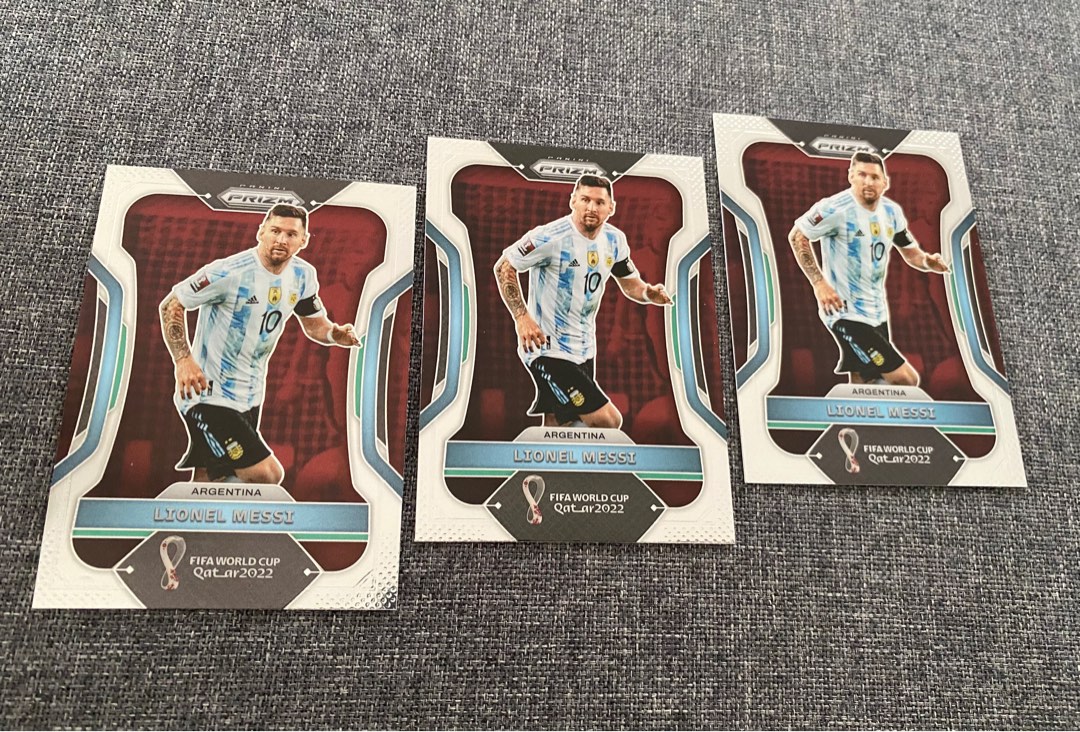 Lionel Messi Prizm 2022 World Cup, Hobbies & Toys, Memorabilia ...