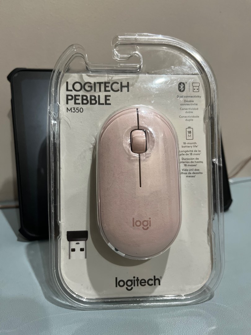 Logitech pebble M350 Pink, Computers & Tech, Parts & Accessories, Mouse ...