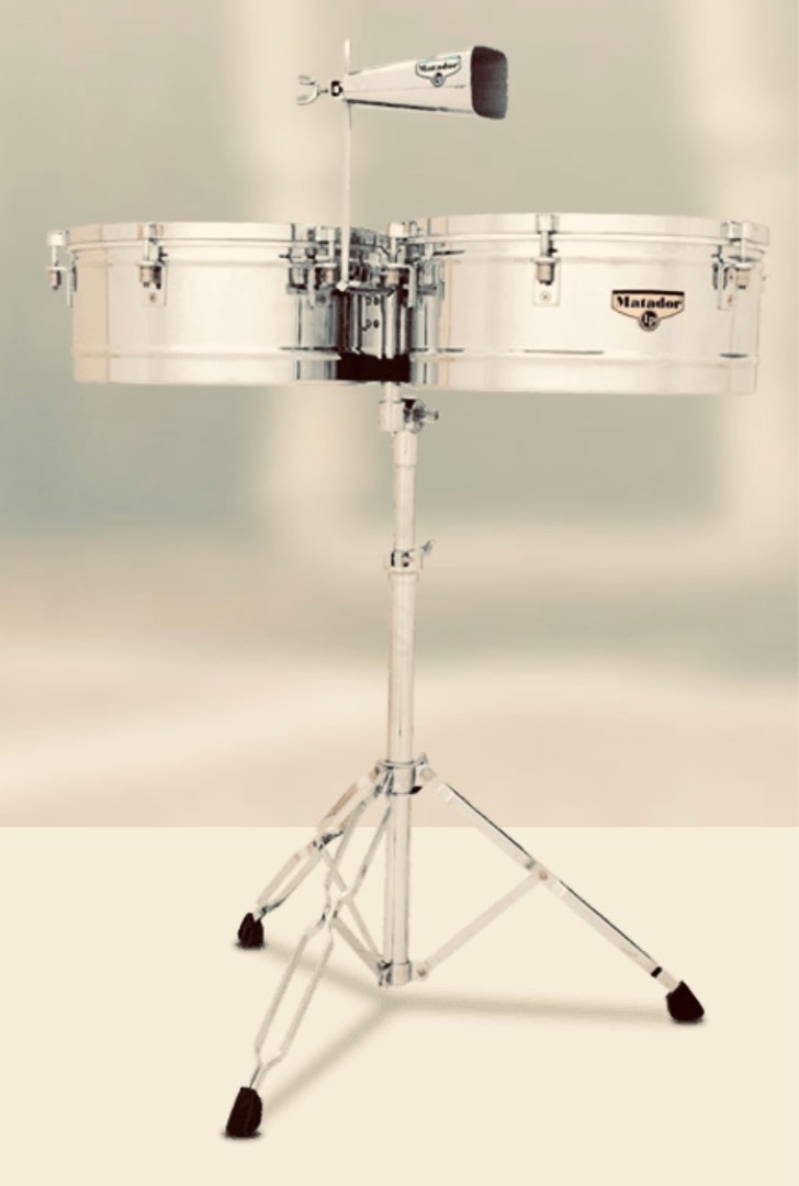 LP Matador 14” & 15” Chrome Timbales, Hobbies & Toys, Music & Media ...