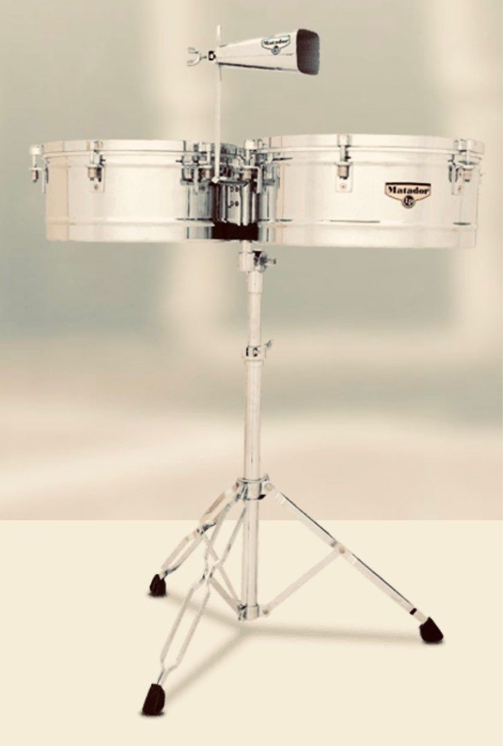 LP Matador 14” & 15” Chrome Timbales, Hobbies & Toys, Music & Media ...