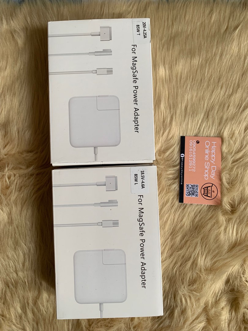 Macbook Charger 85watts magsafe 1 magsafe 2, Computers & Tech, Parts ...