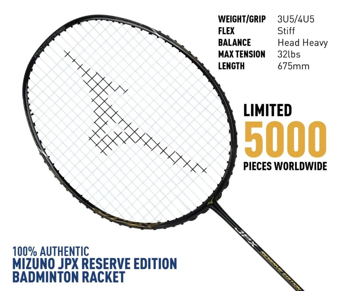 *Made in Japan * - Mizuno badminton racket - limited reserve edition ...