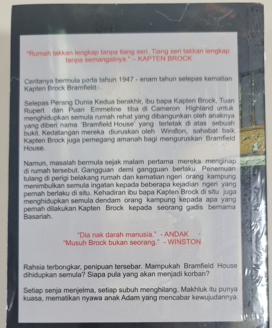 Malay novel horror, Hobbies & Toys, Books & Magazines, Fiction & Non ...