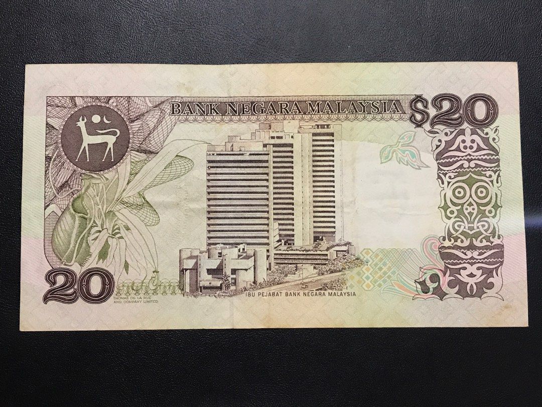 Malaysia RM20 Jaffar Hussein 6th series duit lama banknotes, Hobbies ...