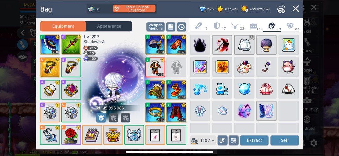 Maplestory M account, Video Gaming, Video Games, Others on Carousell