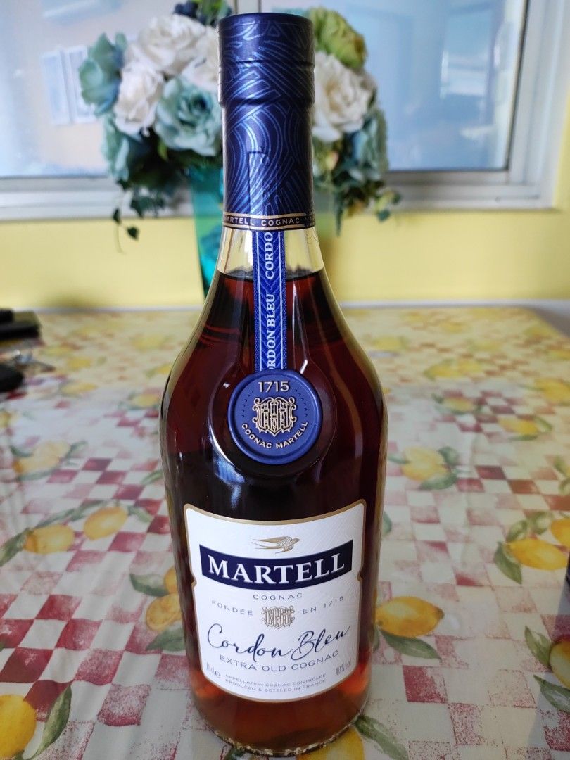 Martell Gordon Bleu Extra Old Cognac 70cl, Food & Drinks, Alcoholic ...