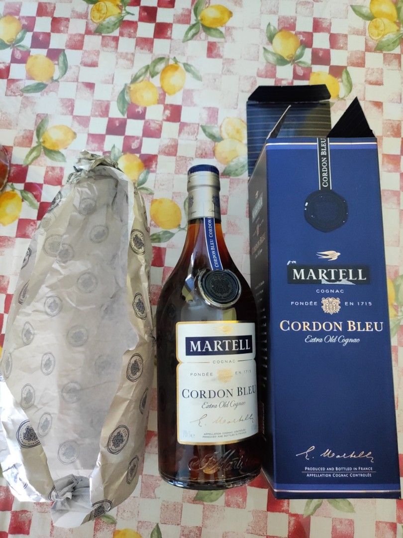 Martell Gordon Bleu Extra Old Cognac 70cl, Food & Drinks, Alcoholic ...