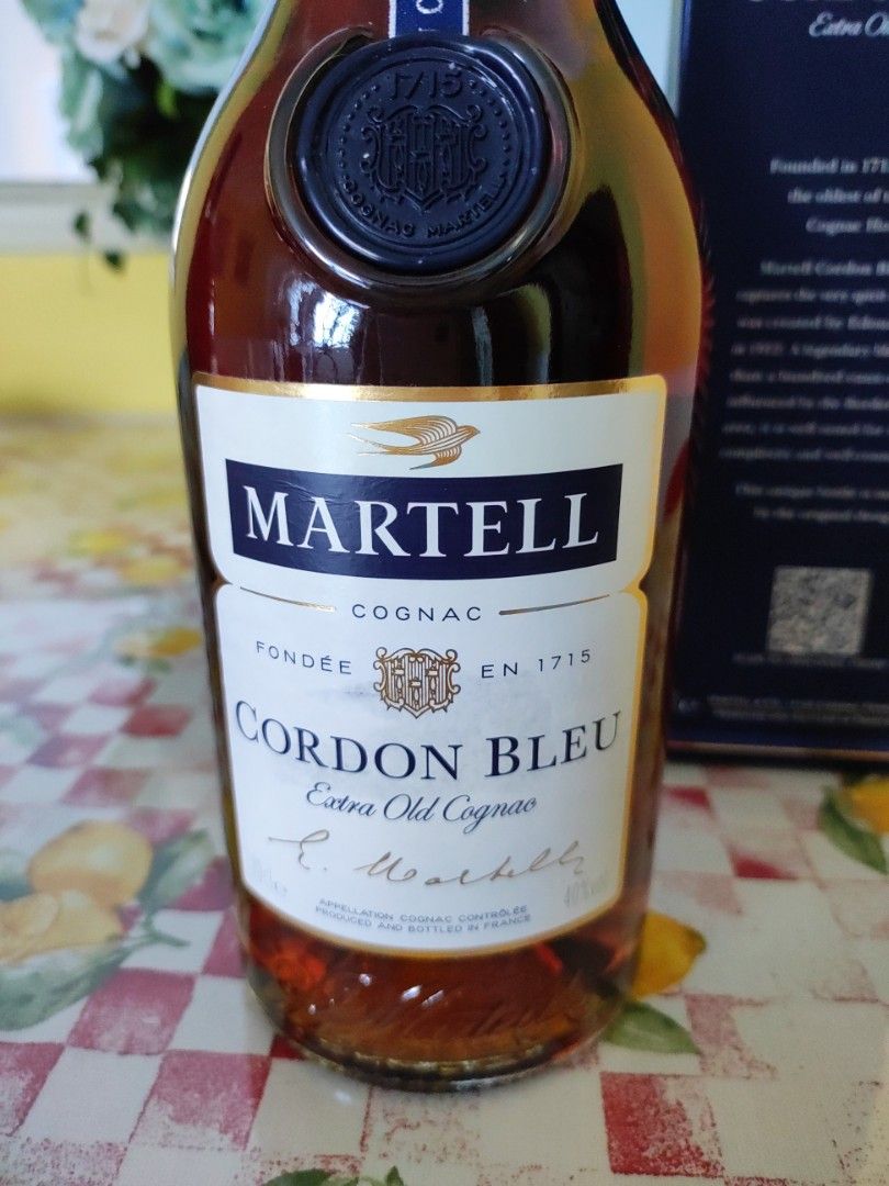 Martell Gordon Bleu Extra Old Cognac 70cl, Food & Drinks, Alcoholic ...