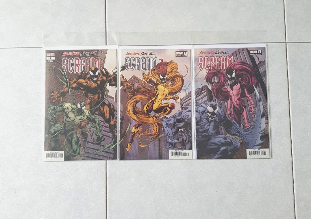 Marvel Comics Absolute Carnage Scream Complete 3 Issue Mini-Series ...