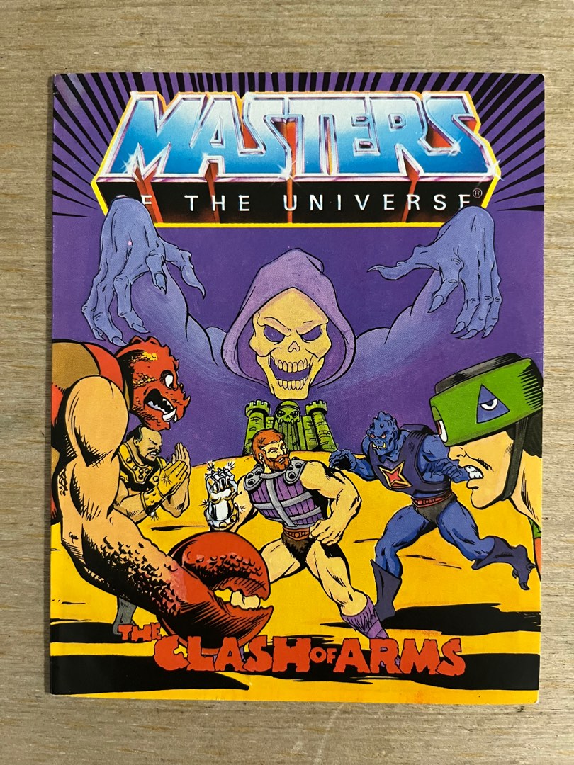 MASTERS OF THE UNIVERSE (MOTU) MINI-COMIC: THE CLASH OF ARMS (1983 ...