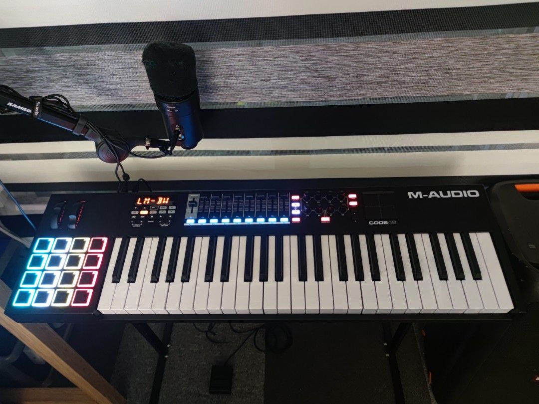 M-Audio Code 49 Midi Controller Keyboard with Ableton Live 9 License ...